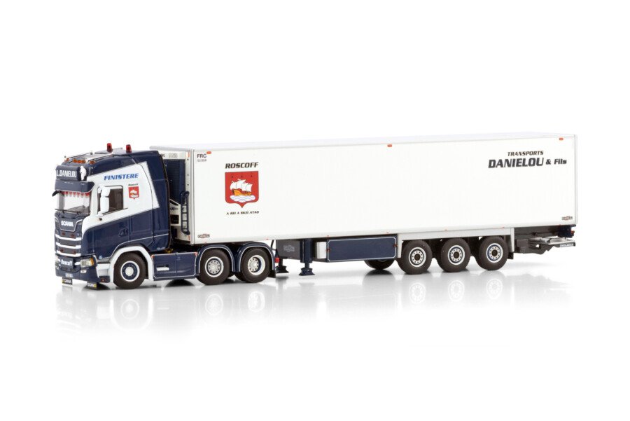 Danielou; SCANIA S HIGHLINE CS20H 6X2 TWIN STEER REEFER TRAILER - 3 ...